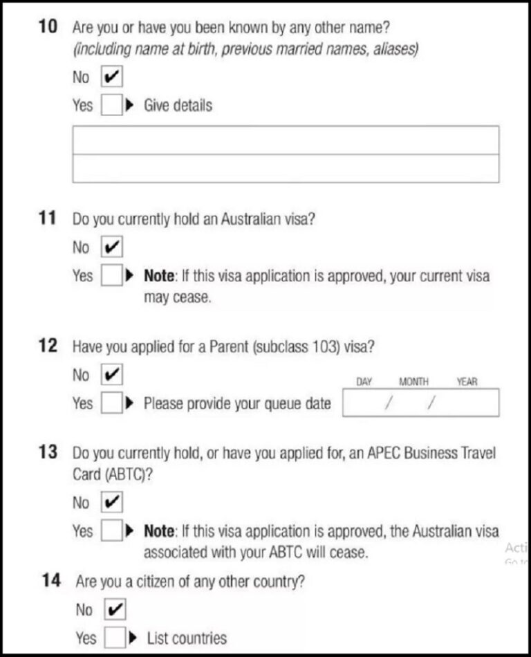 Hướng dẫn điền mẫu đơn xin Visa Úc 1419 [2026] chính xác